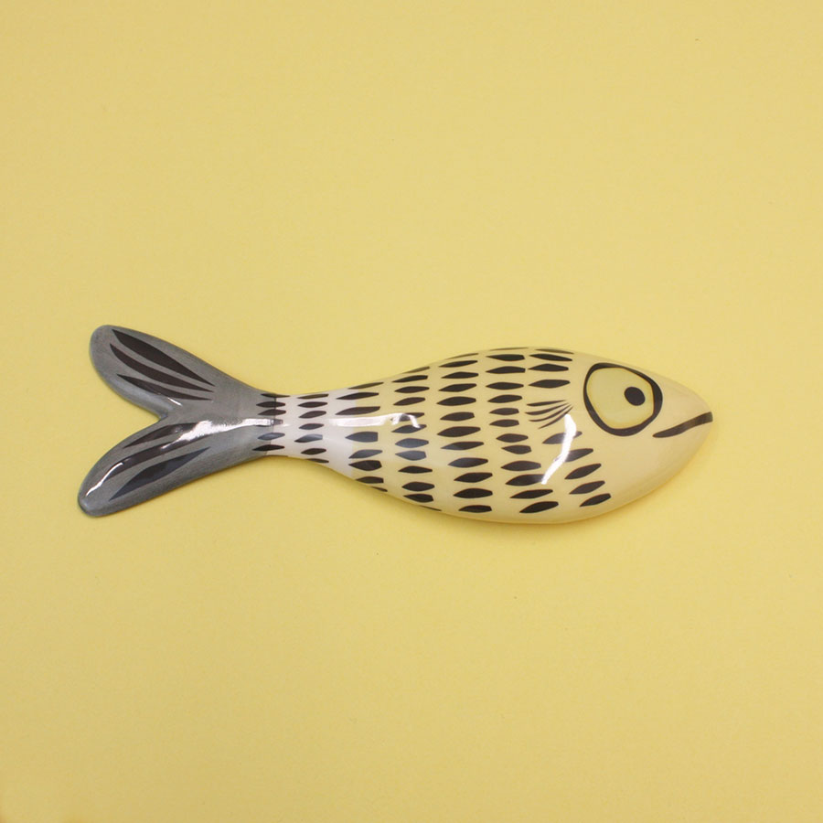 SECOND Burnt Orange Fish Ceramic Wall Art | Hannah Turner Ceramics